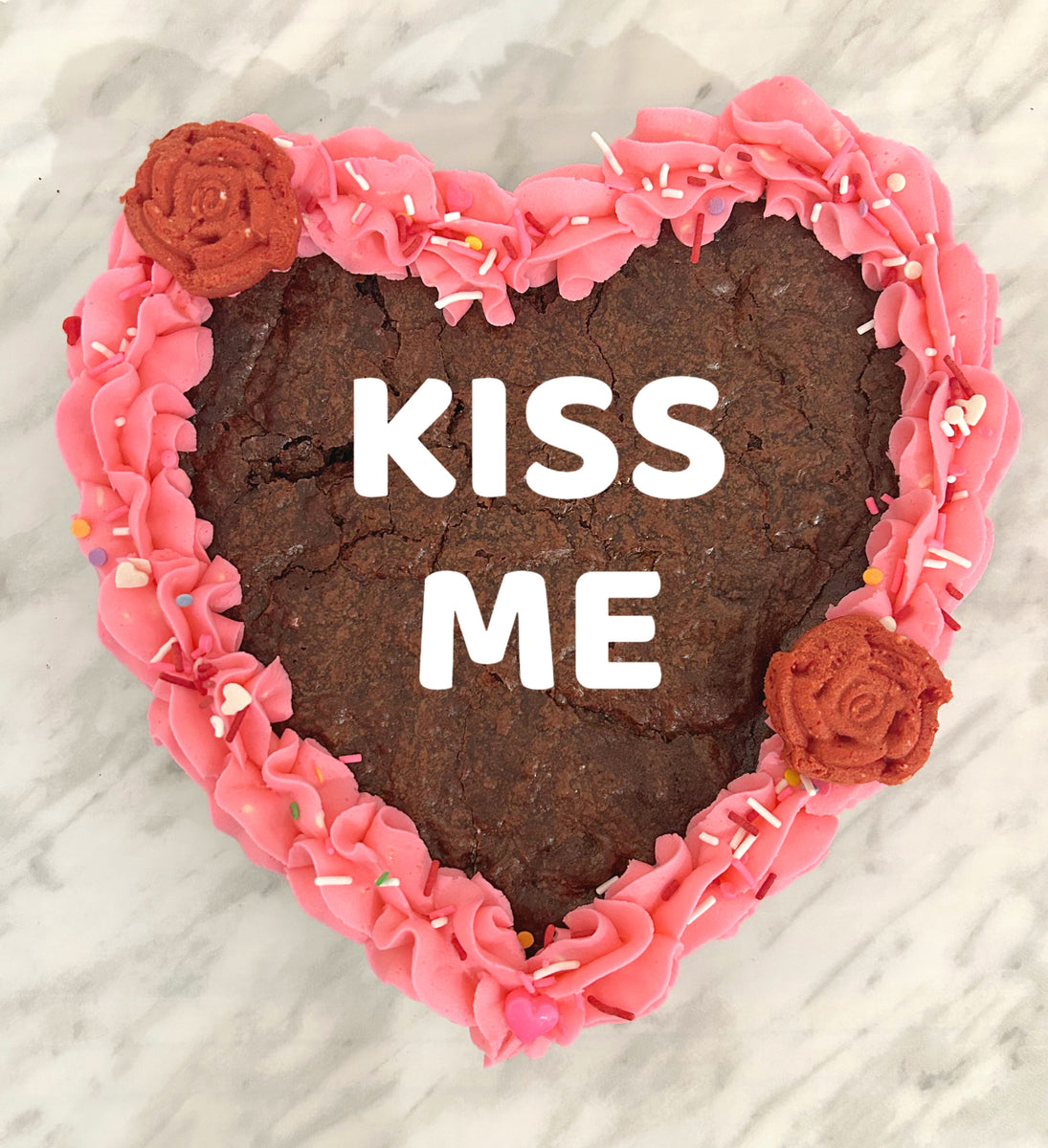 VALENTINES HEART BROWNIE – Sugar + Butter Baking Co.